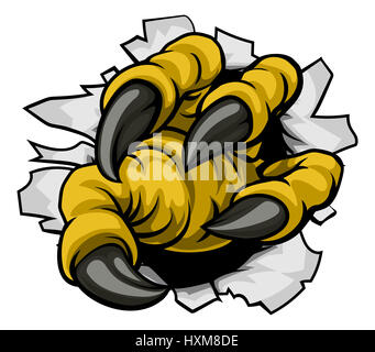 An eagle bird talon or claw illustration Stock Photo - Alamy