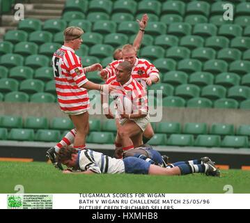 Rugby ...Wigan V Bath Stock Photo - Alamy