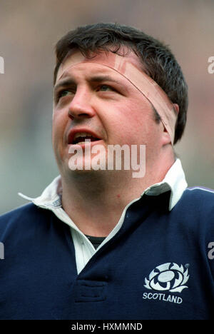 PAUL BURNELL SCOTLAND & LONDON SCOTTISH RU 10 April 1999 Stock Photo ...