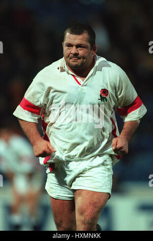 DARREN GARFORTH ENGLAND & LEICESTER TIGERS RU 20 March 1999 Stock Photo ...