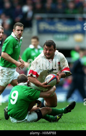 DARREN GARFORTH ENGLAND & LEICESTER RU 07 April 1998 Stock Photo - Alamy