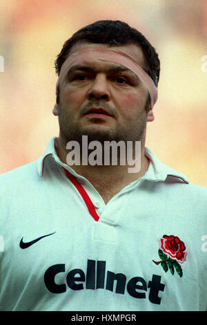 DARREN GARFORTH ENGLAND & LEICESTER RU 07 April 1998 Stock Photo - Alamy