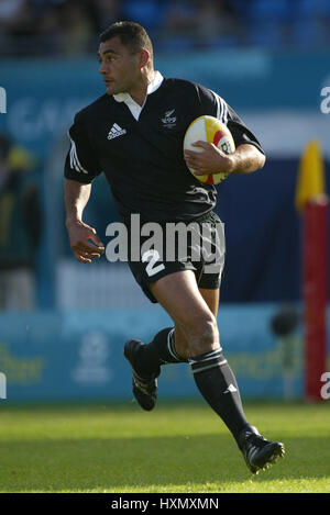 ERIC RUSH NEW ZEALAND RU MANCHESTER ENGLAND 03 August 2002 Stock Photo ...