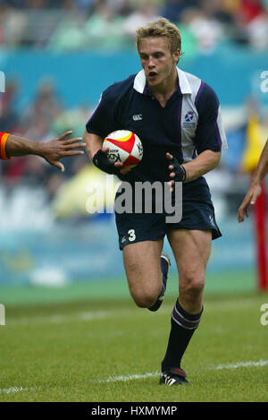 SIMON TAYLOR SCOTLAND RU MANCHESTER ENGLAND 03 August 2002 Stock Photo ...