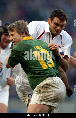 MARTIN JOHNSON & ROBBIE FLECK SOUTH AFRICA V ENGLAND 24 October 1999 ...