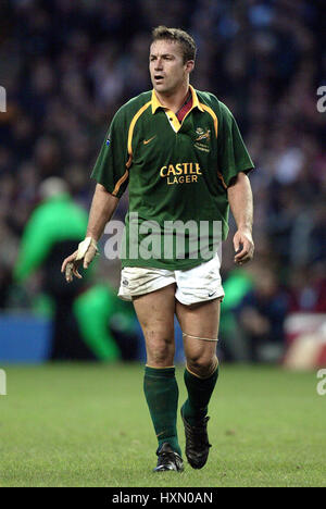 CORNE KRIGE SOUTH AFRICA & WESTERN PROV. LONDON TWICKENHAM 02 December ...