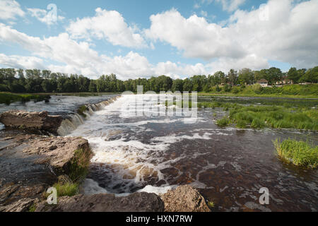 Waterfall on Venta river, Latvia, Europe Stock Photo - Alamy