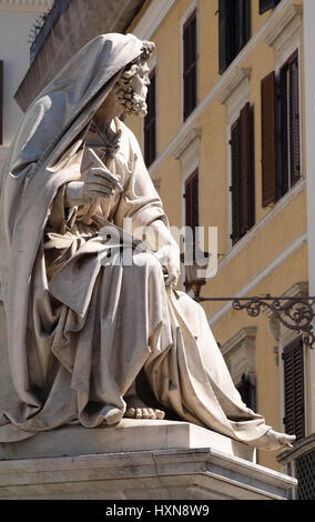 Rome - The prophet Isaiah statue on the Column of the Immaculate Stock ...