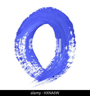 A - Blue handwritten letters over white background Stock Photo - Alamy