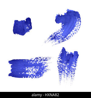 A - Blue handwritten letters over white background Stock Photo - Alamy