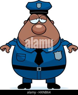 A cartoon police officer looking sad Stock Vector Image & Art - Alamy