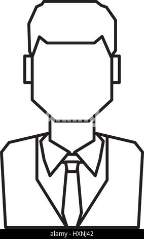 People faceless shapes and business isometric icons Stock Vector Image ...