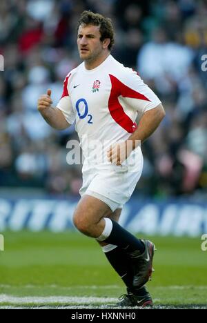 GEORGE CHUTER ENGLAND & LEICESTER TIGERS RU TWICKENHAM LONDON ENGLAND ...
