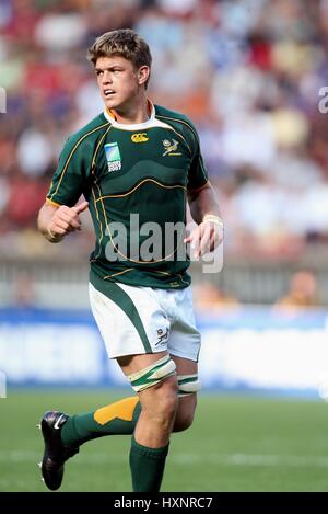 JUAN SMITH SOUTH AFRICA RU STADE FRANCE PARIS FRANCE 14 October 2007 ...