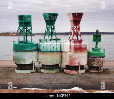 Floating Navigational Sign Stock Photo - Alamy