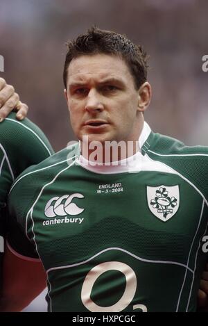 DAVID WALLACE IRELAND & MUNSTER RU LONDON TWICKENHAM 16 February 2002 ...