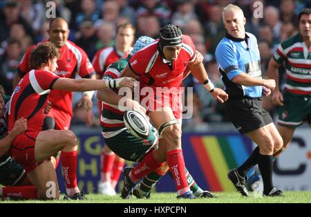 NETANI TALEI & JORDAN CRANE LEICESTER TIGERS V WORCESTER WELFORD ROAD ...
