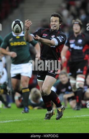DERICK HOUGAARD SARACENS WEMBLEY LONDON ENGLAND 17 November 2009 Stock ...