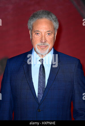 Tom Jones at The Voice UK Final photocall, Elstree Studios, Borehamwood ...