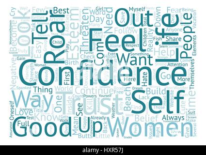 Confidence word cloud concept. Vector illustration Stock Vector Image ...