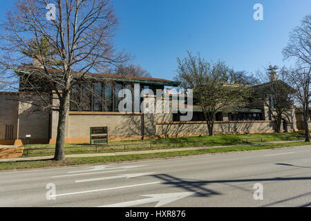 Dana Thomas House Springfield IL designed by Frank Lloyd Wright Stock ...