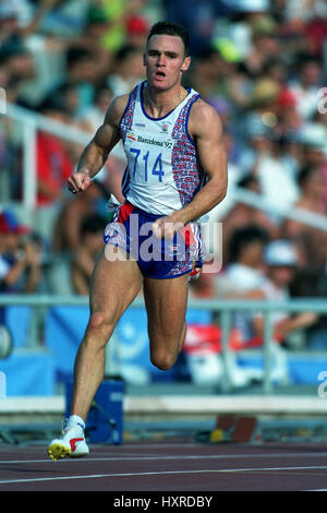 DAVID GRINDLEY 400 METRES 12 August 1992 Stock Photo - Alamy