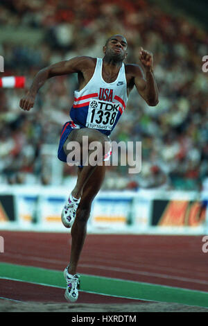 Athletics - Long Jump - Mike Powell Stock Photo - Alamy