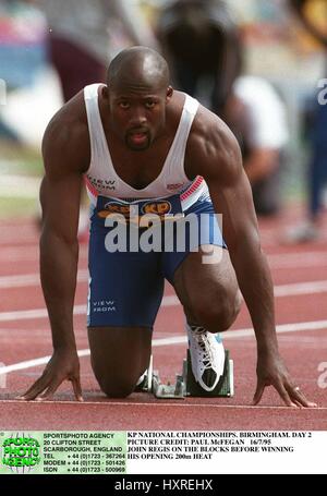 JOHN REGIS 200 METRES 17 July 1995 Stock Photo - Alamy