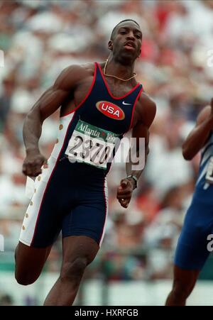 MICHAEL JOHNSON 400 METRES ATLANTA 1996 01 August 1996 Stock Photo - Alamy