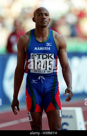 FRANK FREDERICKS 200 METRES 24 August 1999 Stock Photo - Alamy