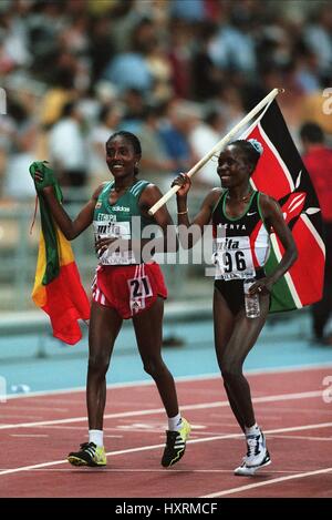 GETE WAMI & TEGLA LOROUPE 10000 METRES WINNER SEVILLE 99 23 August 1999 ...