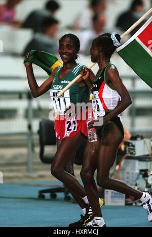 GETE WAMI & TEGLA LOROUPE 10000 METRES WINNER SEVILLE 99 23 August 1999 ...