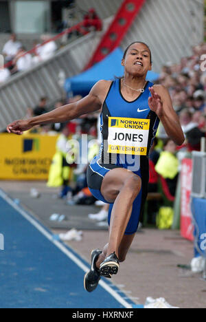 MARION JONES LONG JUMP GATESHEAD INTERNATIONAL STADIUM GATESHEAD ...