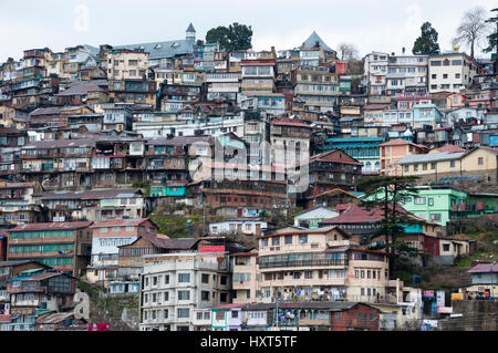 Slum housing in Shimla, Himachal Pradesh, India Stock Photo - Alamy
