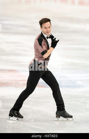 Alexei Bychenko, of Israel, performs during the men's free skate figure ...