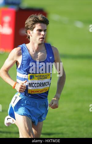 NICK MCCORMICK 1500 METRES MANCHESTER REGIONAL ARENA MANCHESTER ENGLAND ...