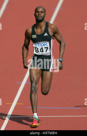 KIM COLLINS 100 METRES ST KITTS AND NEVIS OLYMPIC STADIUM HELSINKI ...