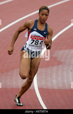 LATASHA COLANDER 200 METRES USA OLYMPIC STADIUM HELSINKI FINLAND 10 ...