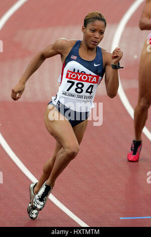 LATASHA COLANDER 200 METRES USA OLYMPIC STADIUM HELSINKI FINLAND 10 ...