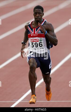 DWAIN CHAMBERS 100 METRES ULLEVI STADIUM GOTEBORG SWEDEN 07 August 2006 ...