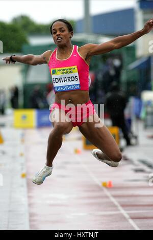 JACKIE EDWARDS LONG JUMP SCOTSTOUN STADIUM GLASGOW SCOTLAND 03 June ...