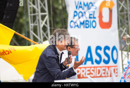 Quito, Ecuador - March 26, 2017: Guillermo Lasso, presidential ...