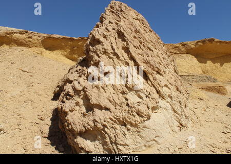 Strange Shapes of Sahara Desert South of Lake Quaroun, an ancient ...