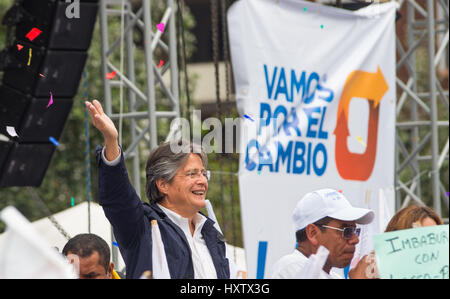 Quito, Ecuador - March 26, 2017: Guillermo Lasso, presidential ...