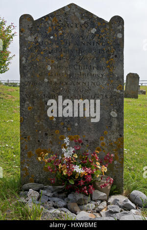 Mary Anning's grave, St Michael the Archangel Parish Church, Church Street, Lyme Regis, Dorset ...