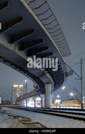 under the bridge (overpass) / moscow/russia Stock Photo - Alamy