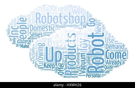 Robotics word cloud concept. Vector illustration Stock Vector Image ...