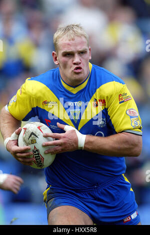 WARREN STEVENS WARRINGTON WOLVES RLFC JJB STADIUM WIGAN ENGLAND 15 ...
