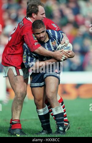 Rugby League - Salford v Oldham. John Cartwright, Salford Stock Photo ...