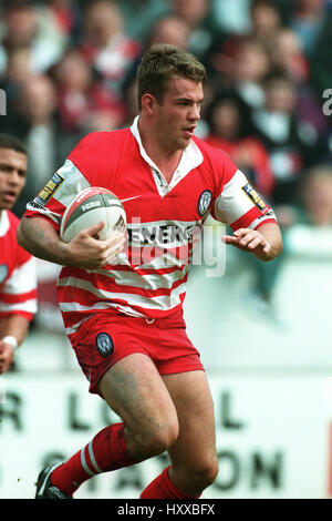 GARY CONNOLLY WIGAN WARRIORS RLFC 04 March 1998 Stock Photo - Alamy